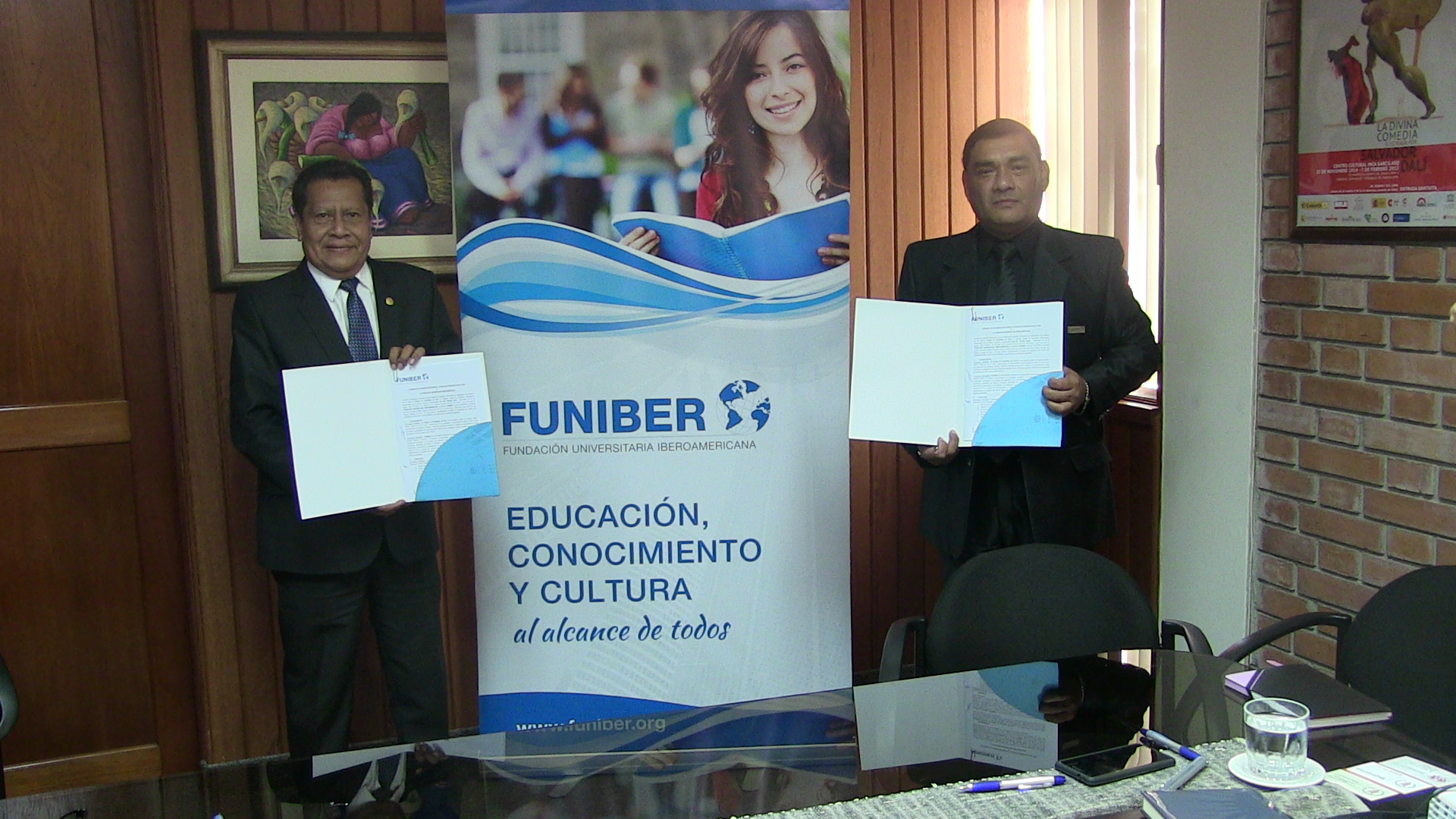 FUNIBER firma un convenio de colaboración con el Colegio de Periodistas ...