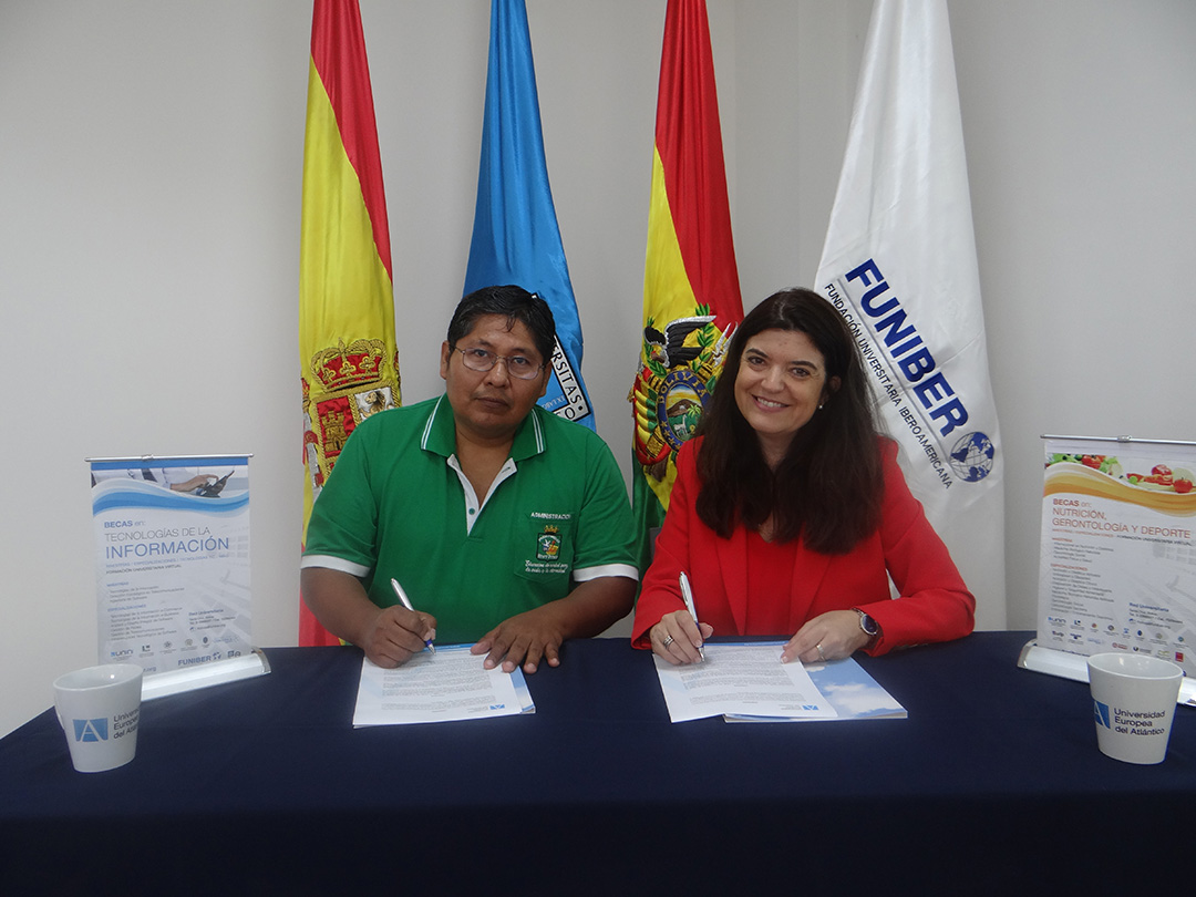 FUNIBER y UNEATLANTICO firman convenios con Colegios de Santa Cruz ...