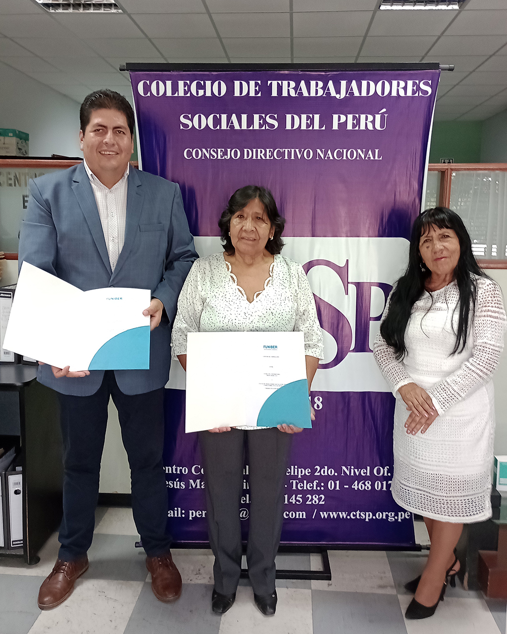 FUNIBER Perú y el Colegio de Trabajadores Sociales del Perú firman un ...